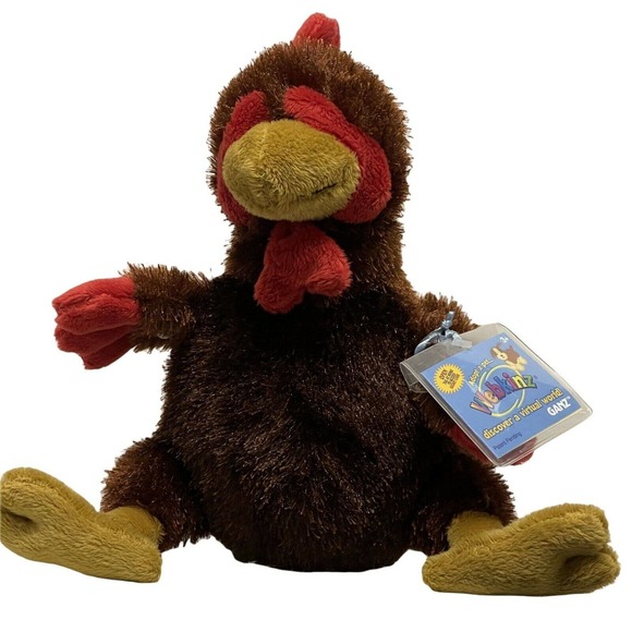 Webkinz | Toys | Webkinz Rooster Hm346 Brownmulti Color Plush Animal ...
